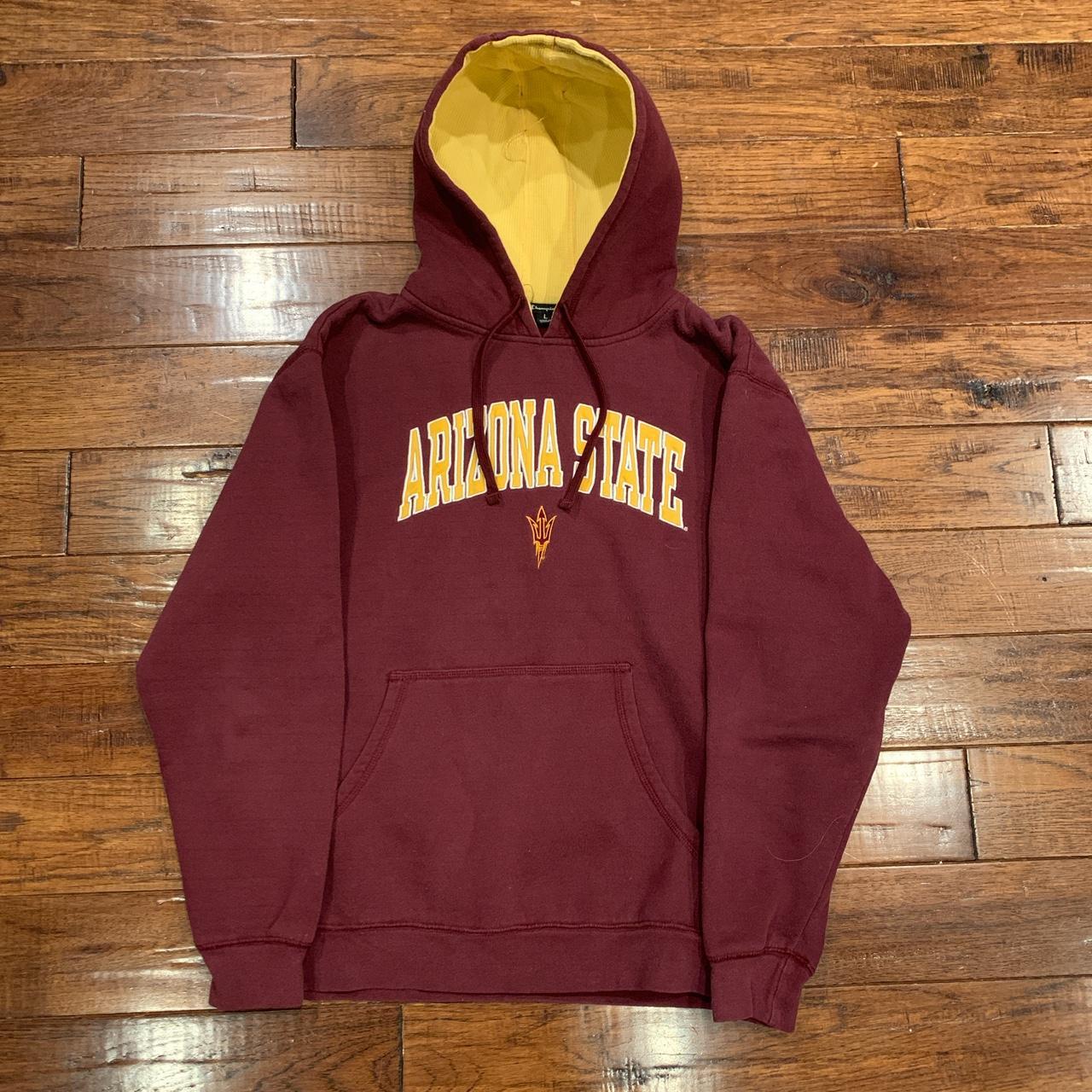 Vintage Embroidered ASU College Hoodie Perfect... - Depop