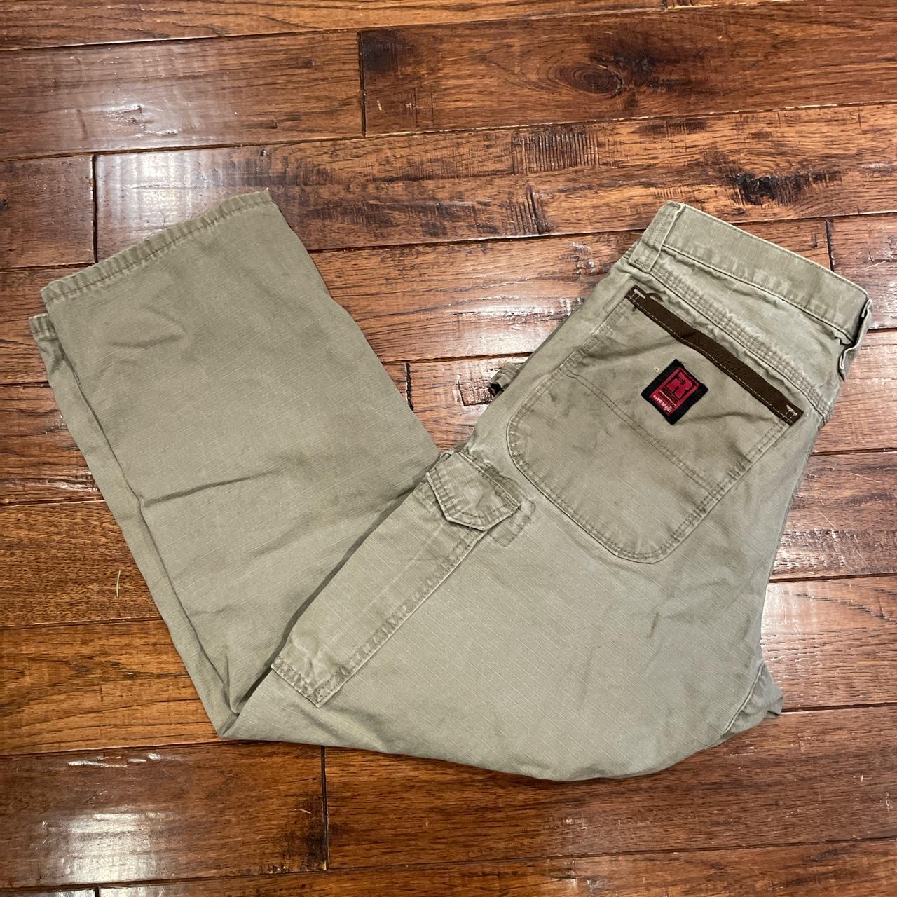 Vintage Wrangler Riggs Cargo Pants Amazing... - Depop