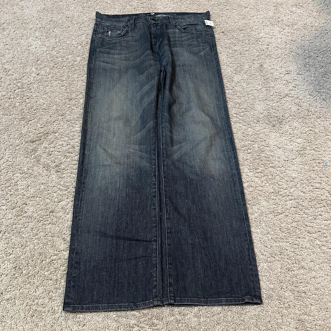 Seven7 baggy y2k skater jeans 34/35 I’m 6ft and... - Depop