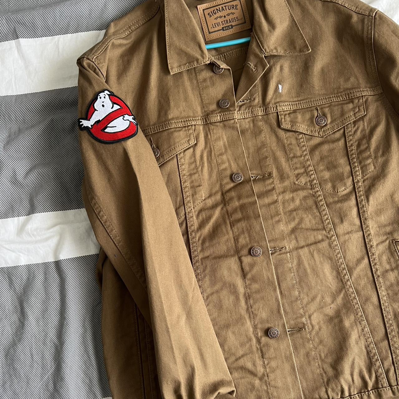 Ghostbusters hand painted jacket. Ghostbusters... - Depop