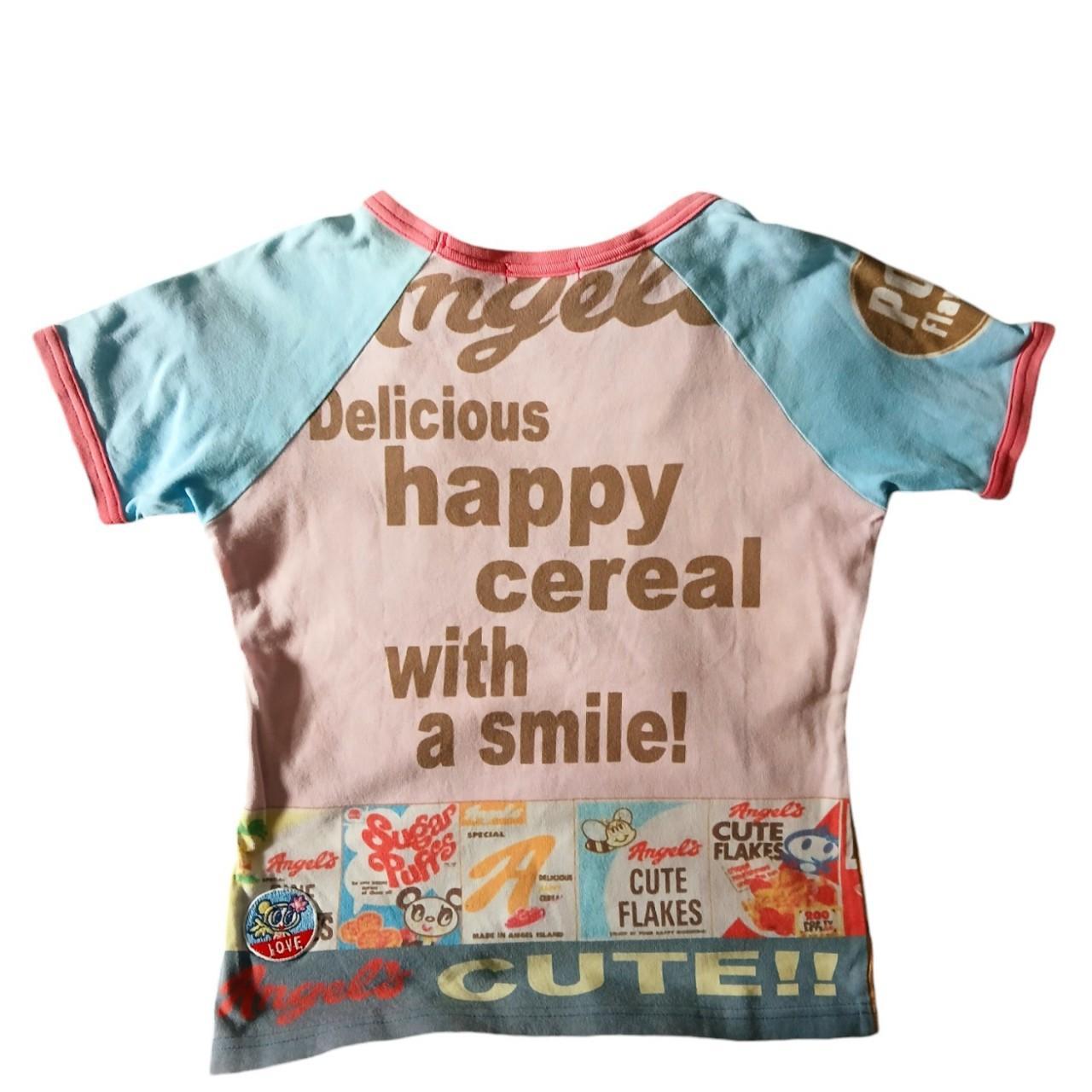 Very Rare Vintage Angel Blue Multi-Logo with... - Depop