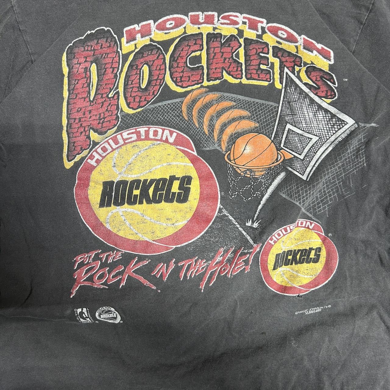 Vintage 1990s Houston Rockets NBA Champions T-Shirt... - Depop