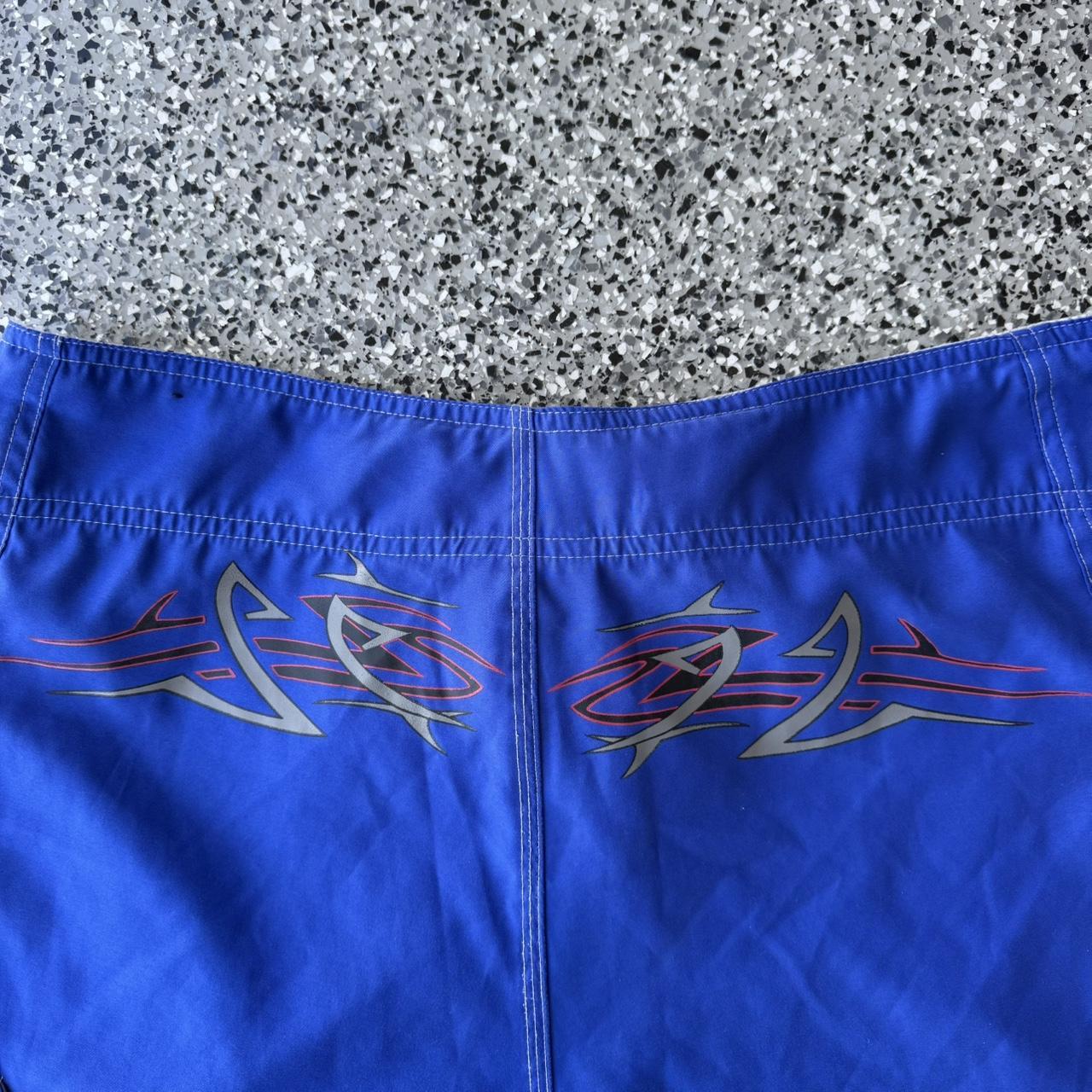 Vintage 2000s Y2K No boundaries Blue Swimming Trunks... | Depop