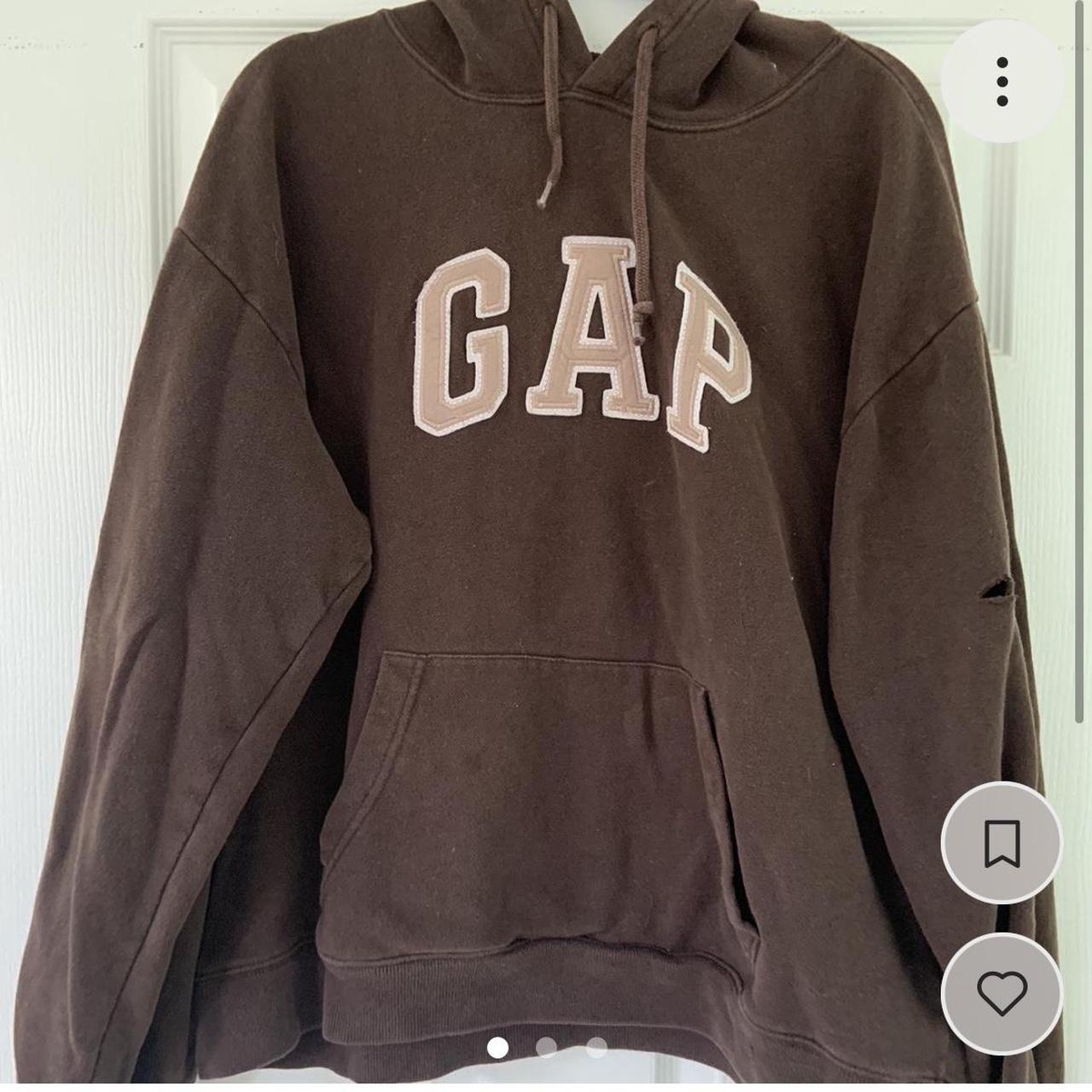 Rare vintage GAP Hoodie, Size Medium Small hole in... - Depop