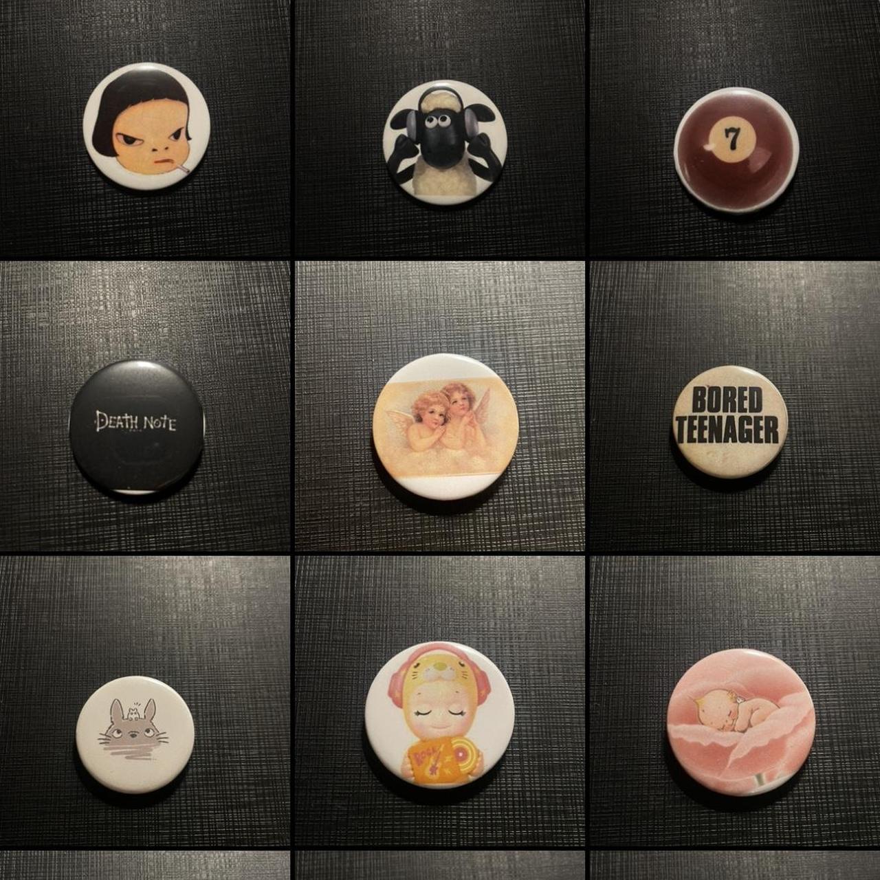 Handmade Button Pins ! 🎀 ️ (32mm) ———- Handmade... - Depop