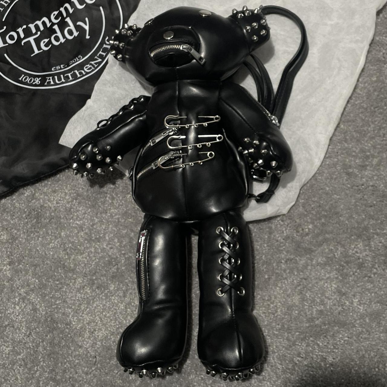 Tormented Teddy Black Bear Backpack 🖤 Brand New... - Depop