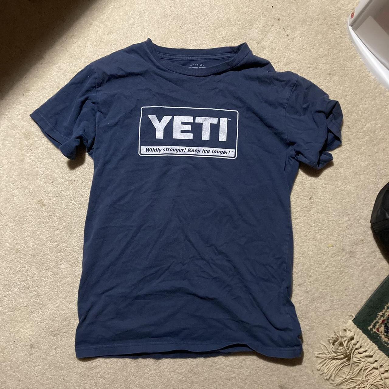 Old yeti tee little faded but still good condition... - Depop