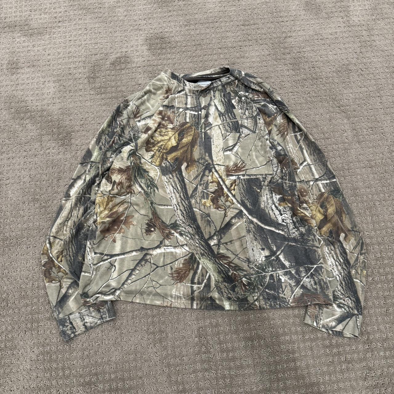 Xl real tree long sleeve great for summer easy to style - Depop