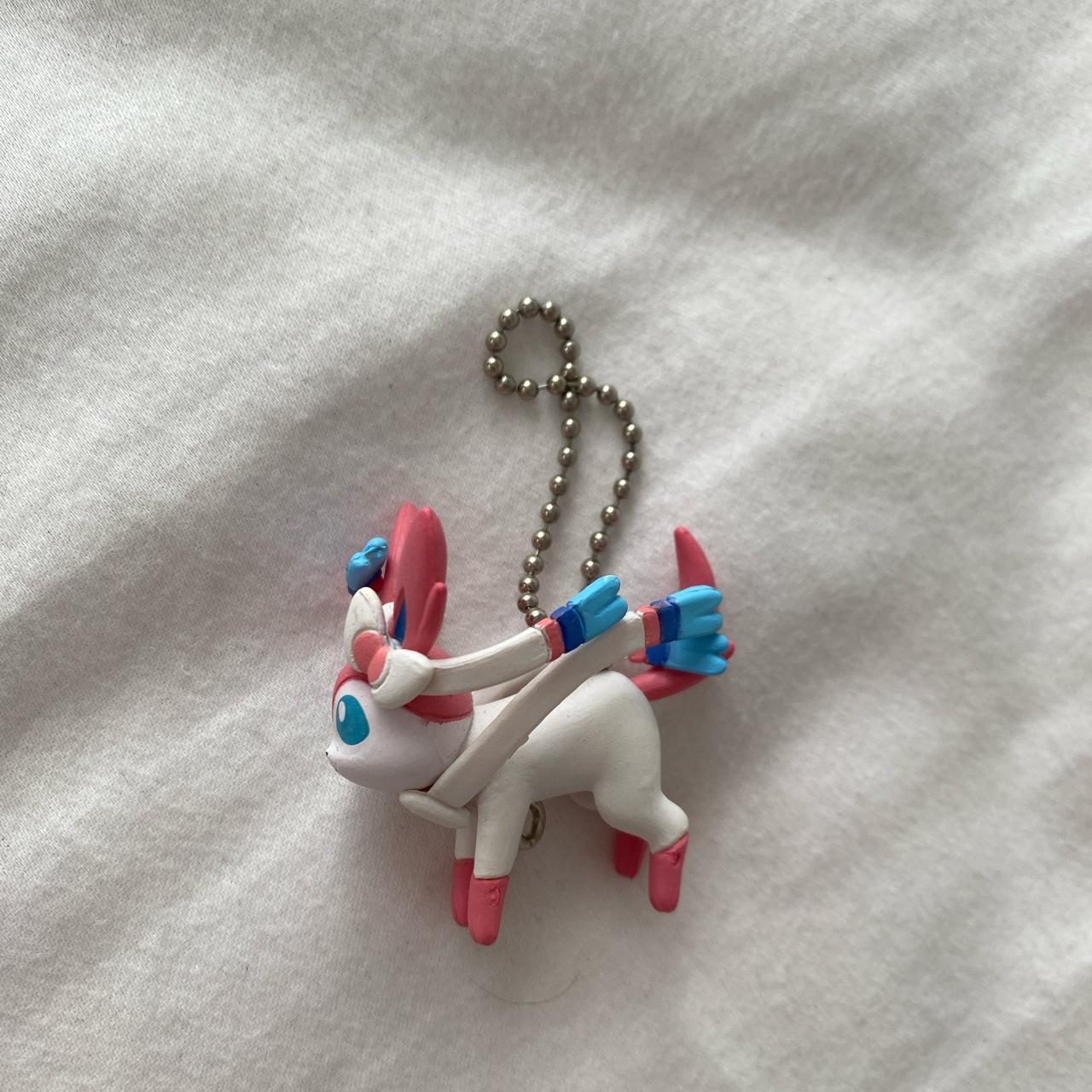 pokémon sylveon keychain / purse chain gatcha... - Depop