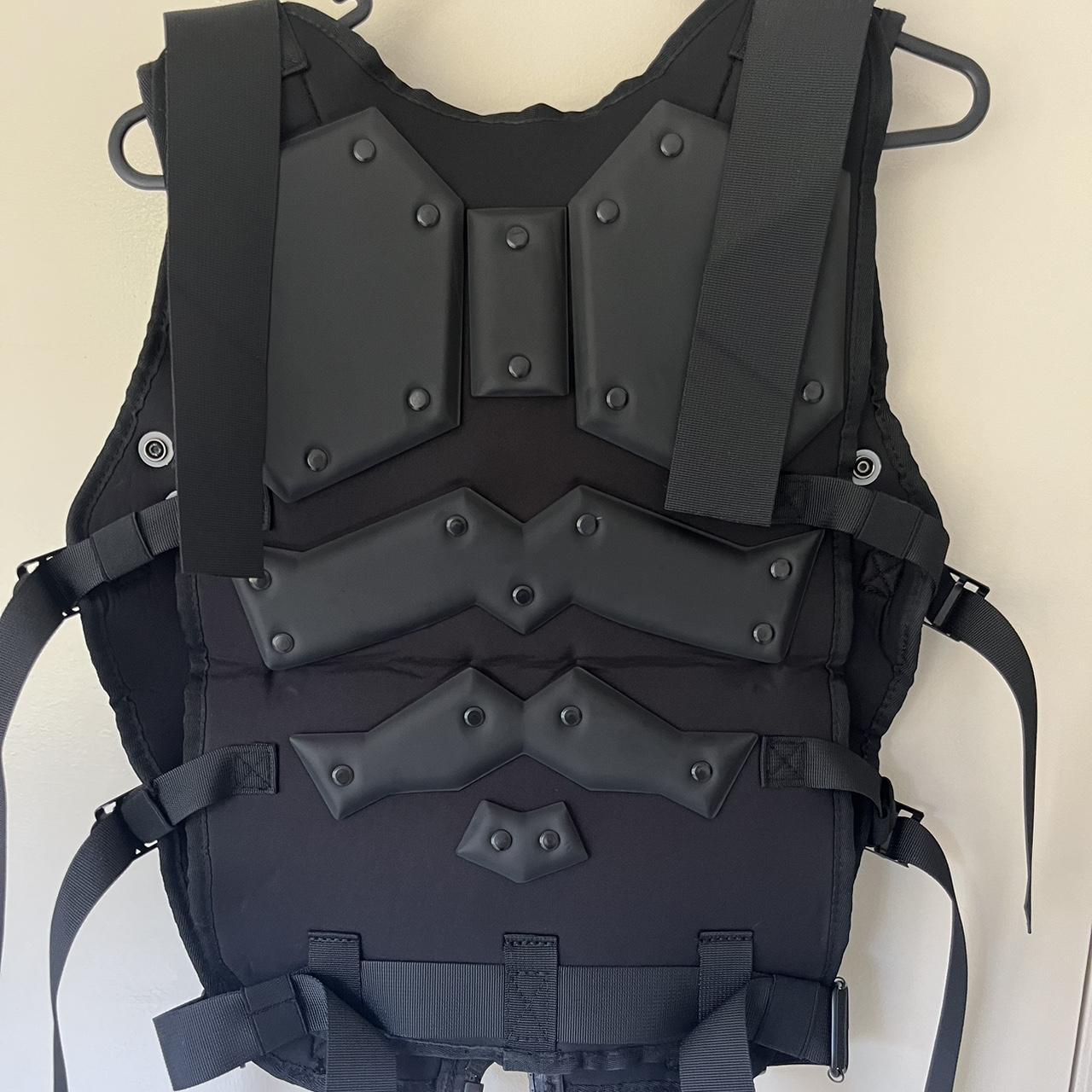 M, costume bullet proof vest. black. size... - Depop
