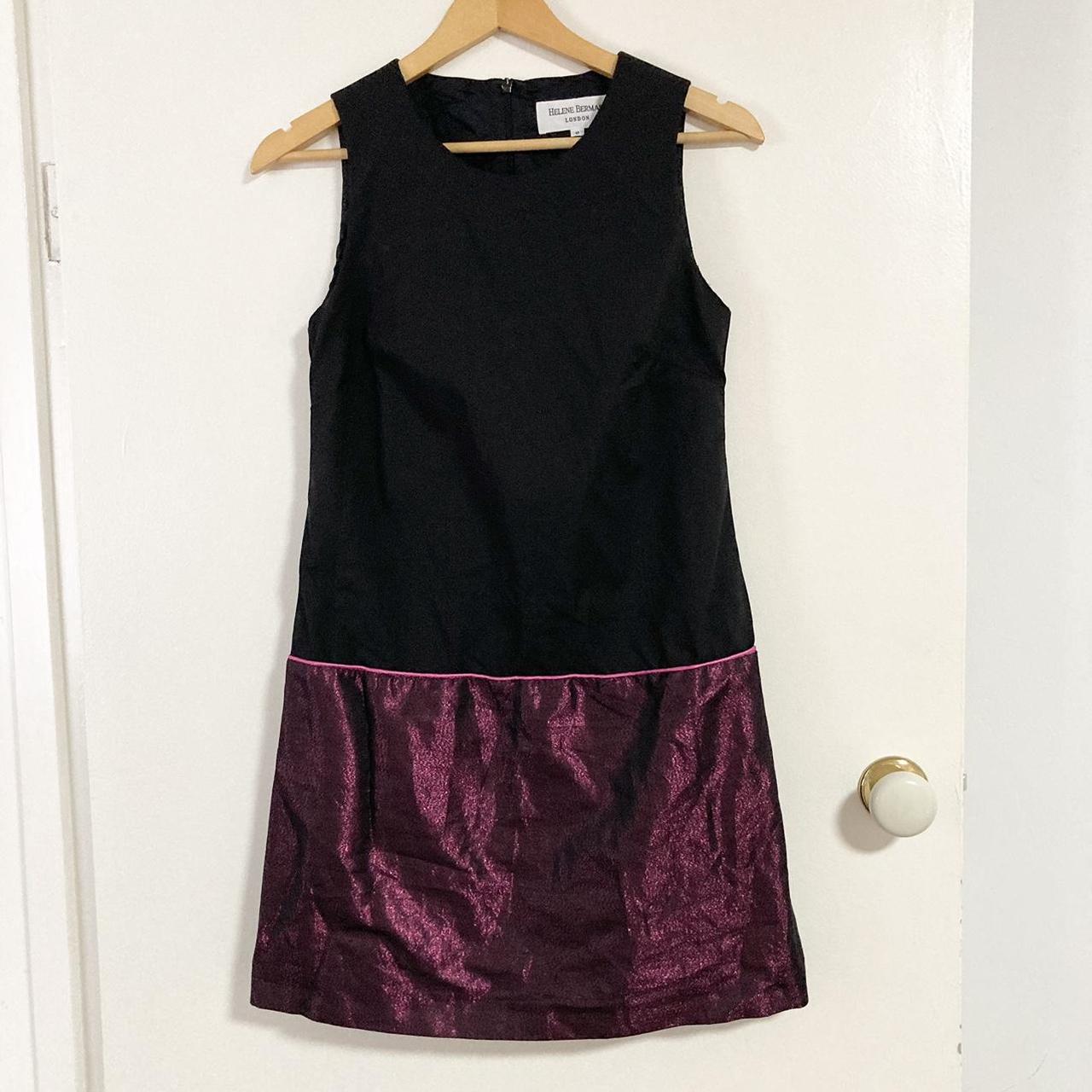Helene Berman London shift dress - black with... | Depop