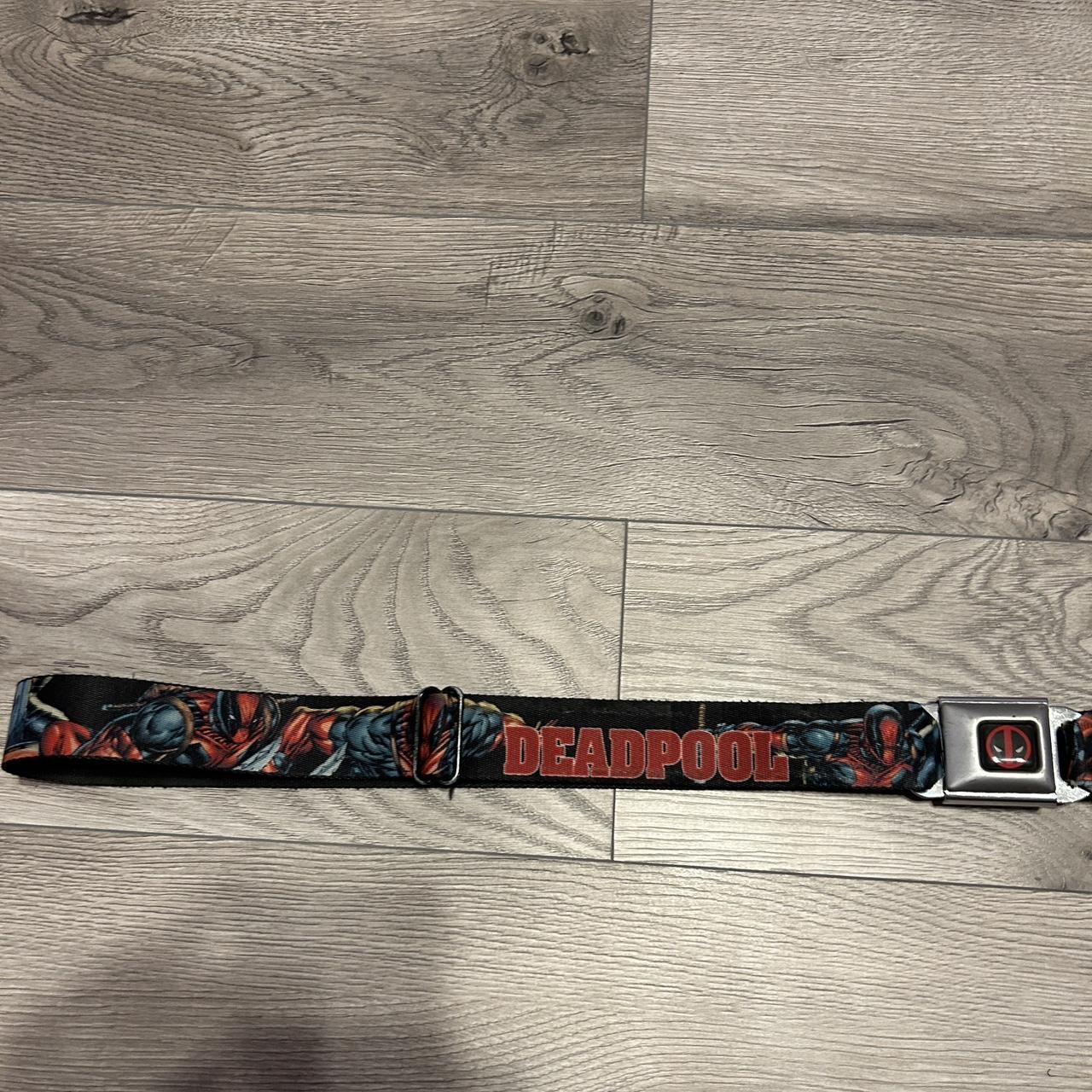 Deadpool buckle belt fits all sizes - Depop
