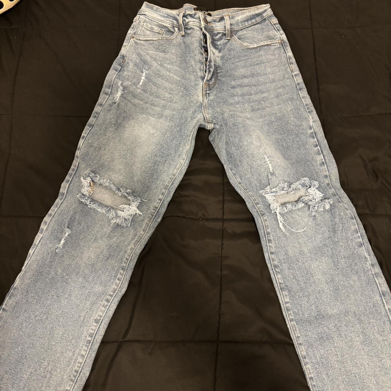 Fashion nova ripped jeans - Depop