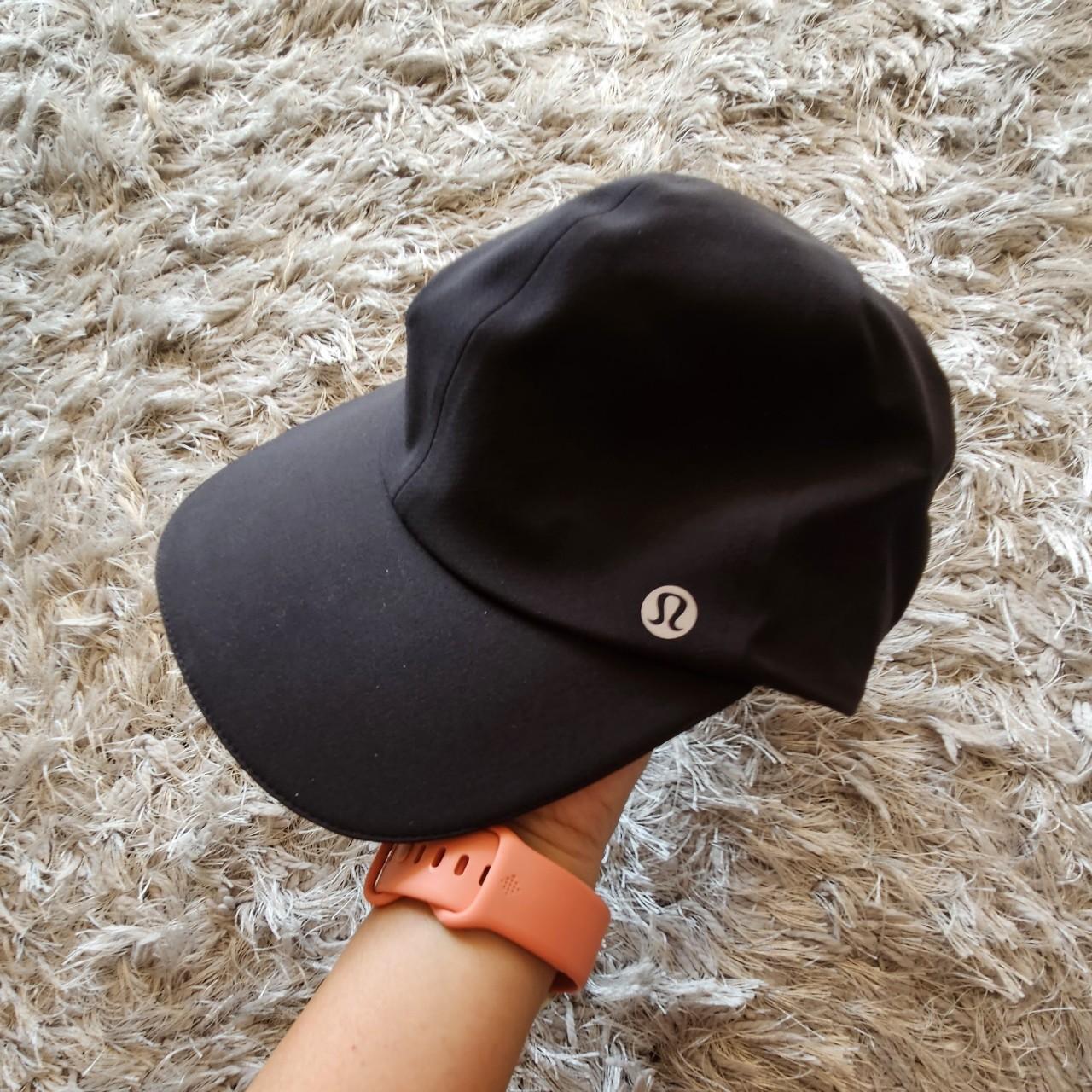 Lululemon black cap. In perfect condition. - Depop