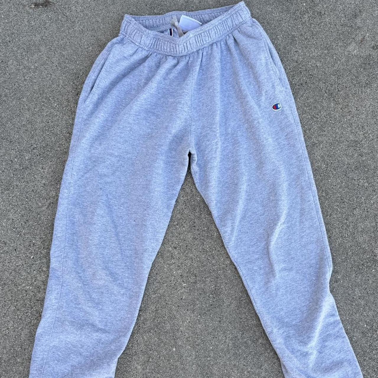 grey champion sweats - Depop