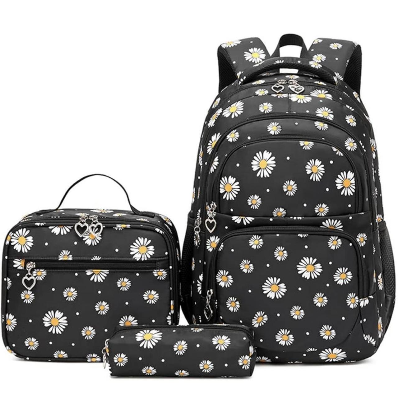 New never used is this 3 piece backpack set.... - Depop