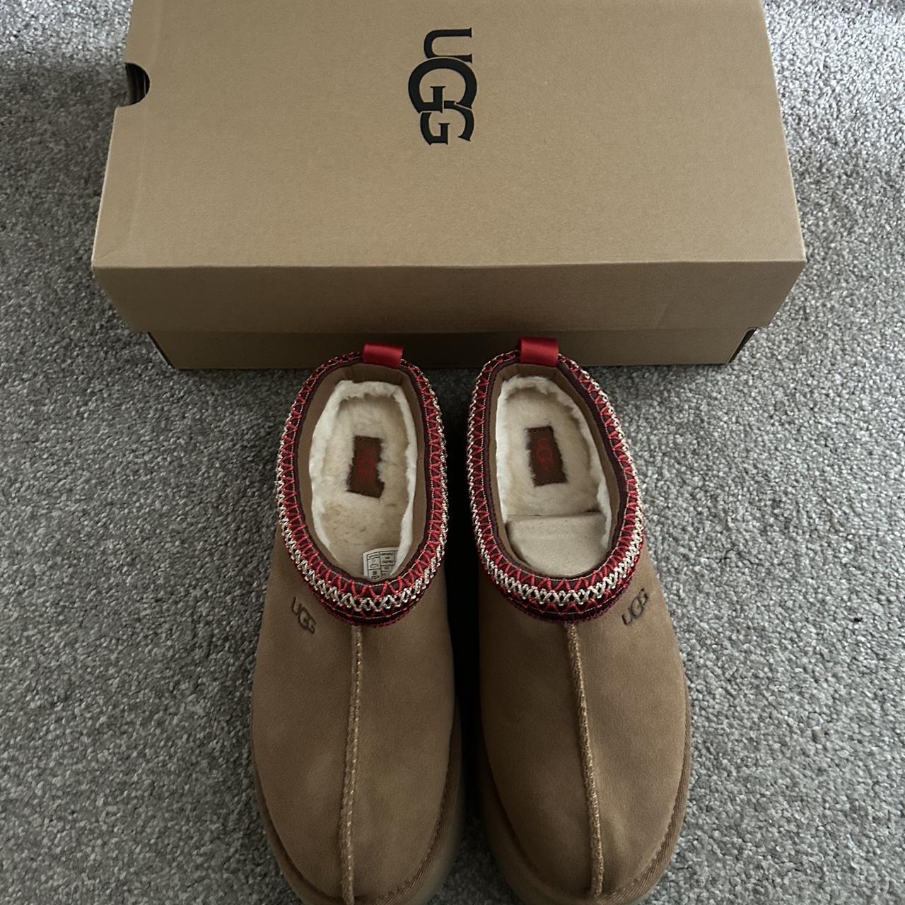 Ugg Tazz Slipper Chestnut Size: 5/6 Brand New |... - Depop