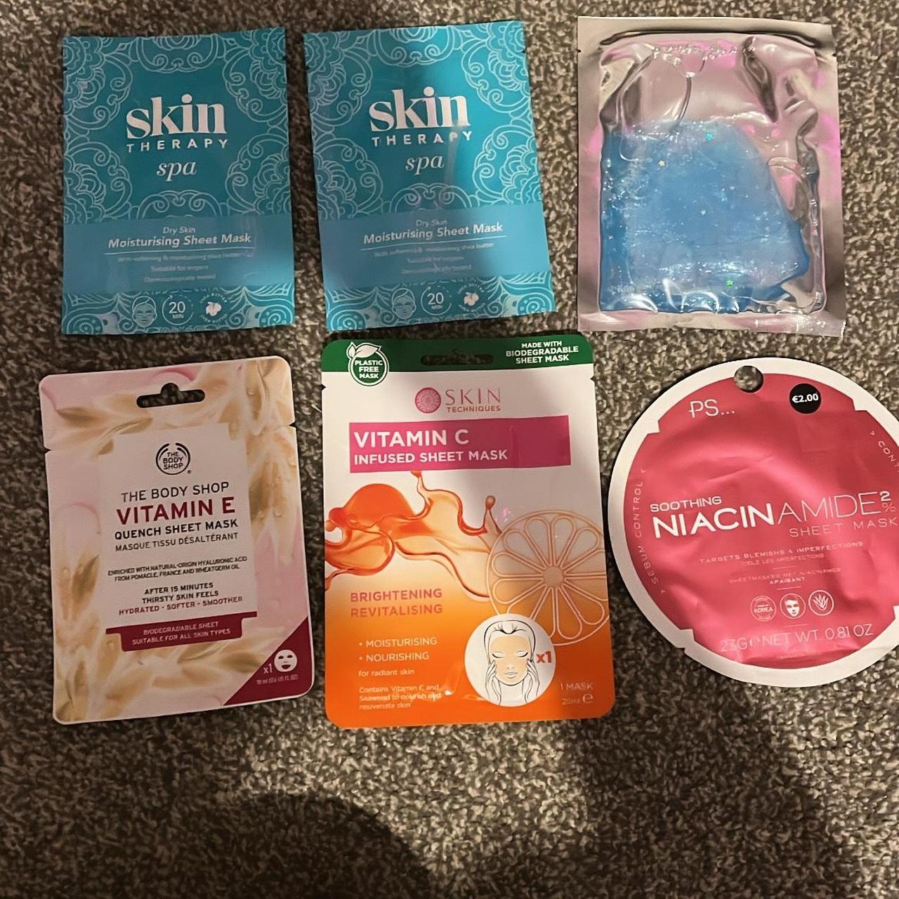 clay, sheet and jelly face mask bundle, all for £7.... - Depop