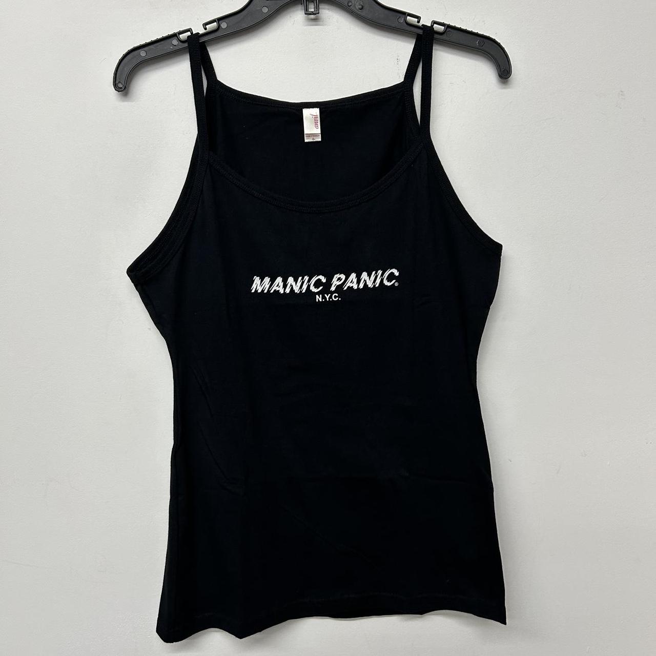 OG Manic Panic logo tank 🖤 Black women’s tank top... - Depop