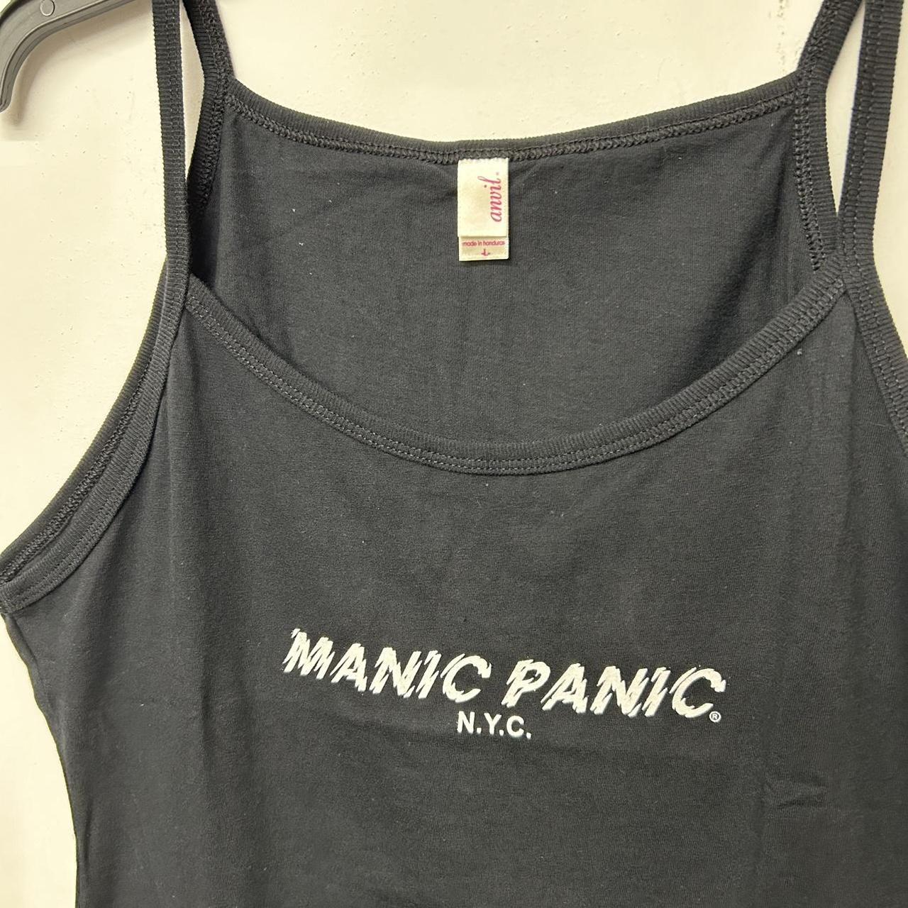 OG Manic Panic logo tank 🖤 Black women’s tank top... - Depop