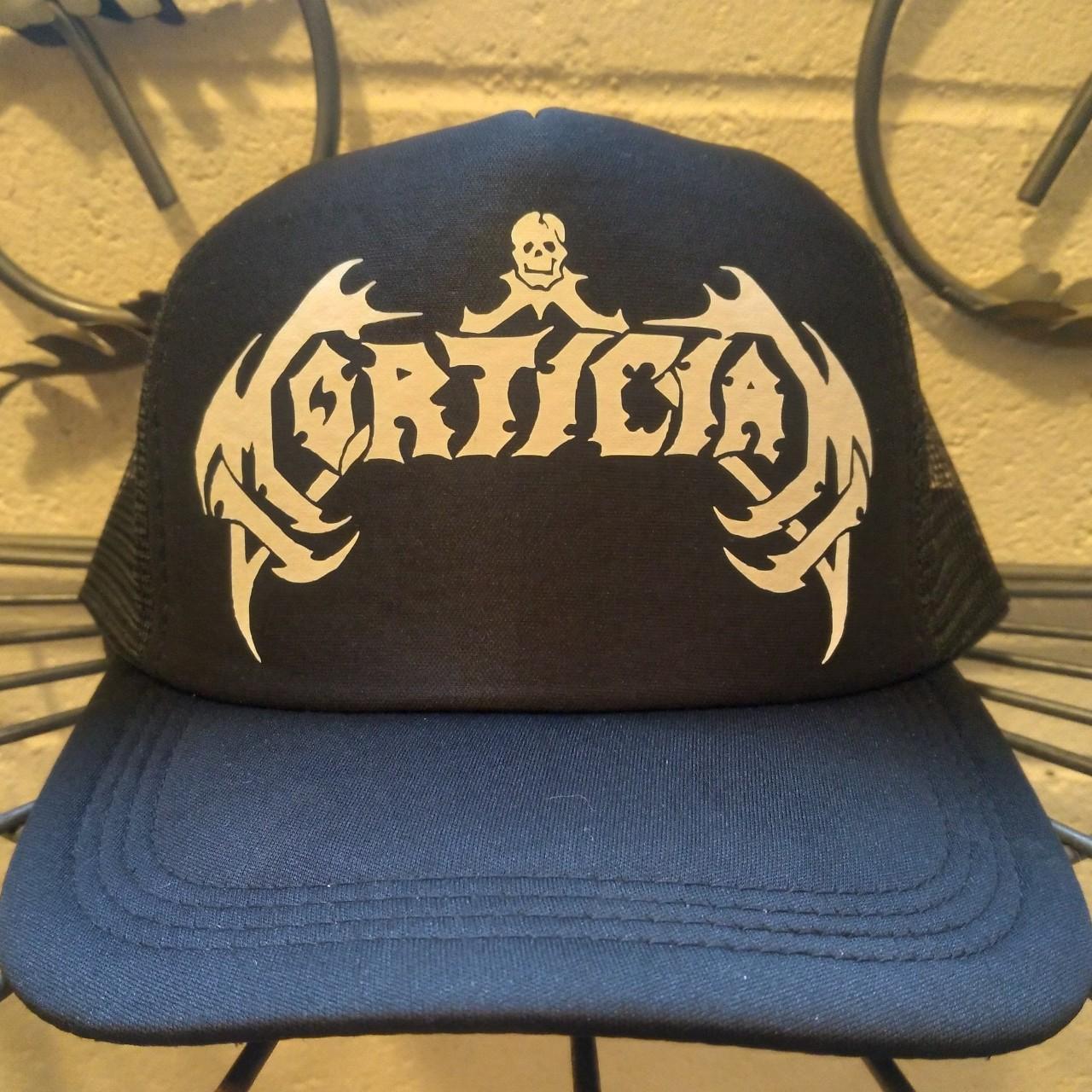 MORTICIAN HAT mesh trucker hat #deathmetal... - Depop