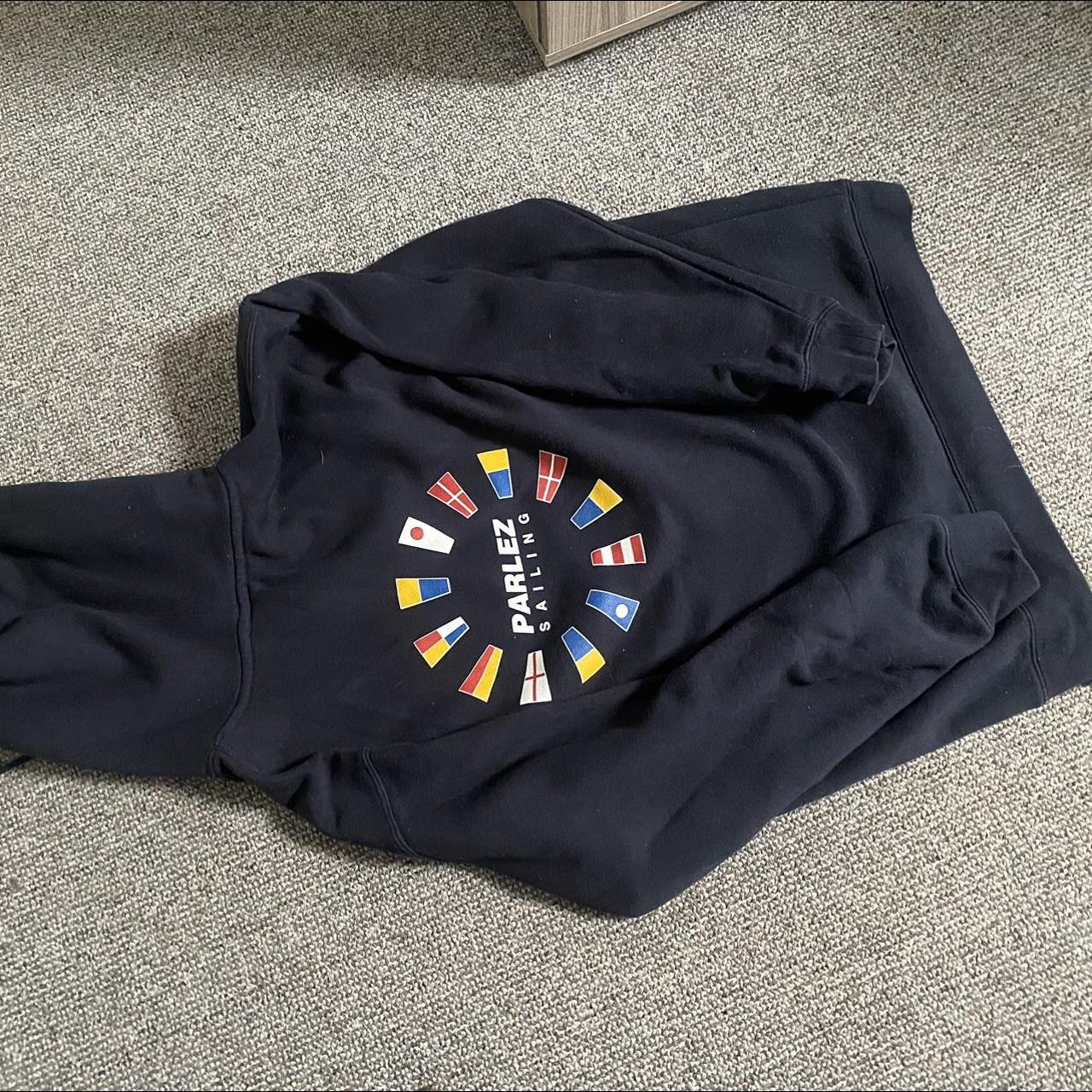 NAVY PARLEZ HOODIE BRAND NEW WITHOUT TAGS - Depop