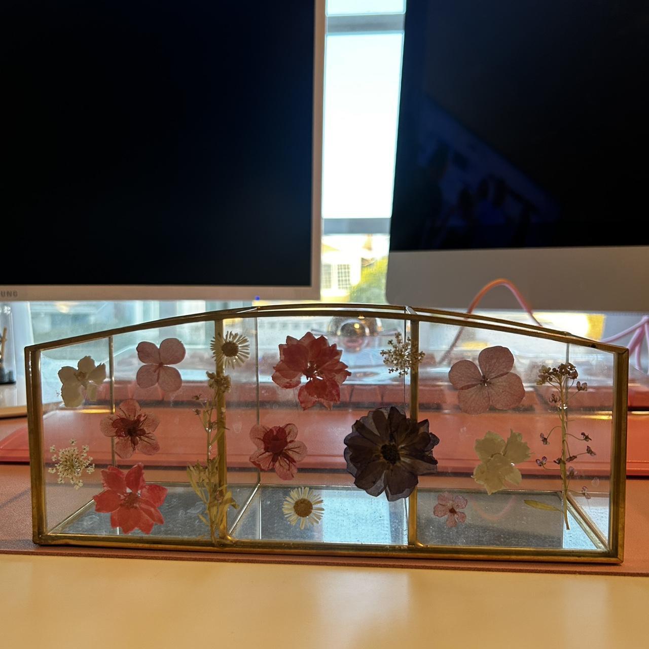 Pink/ purple/ white/ flower desk organizer - you can... - Depop