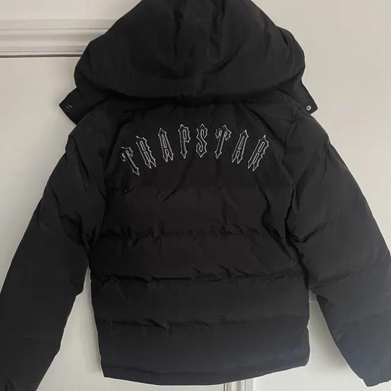 Black Trapstar puffer - Depop