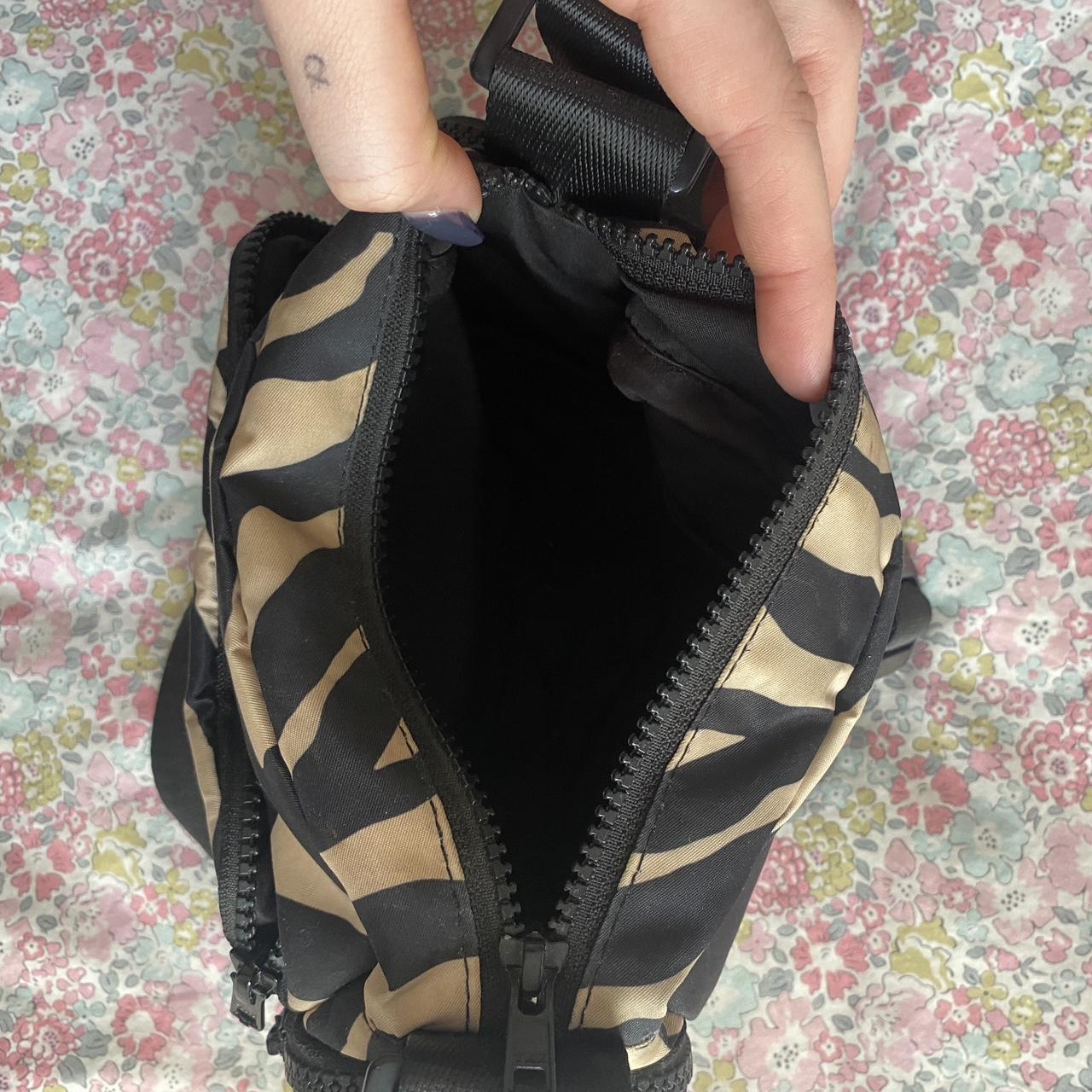 Gorman zebra print cream & black crossbody bag. So... - Depop