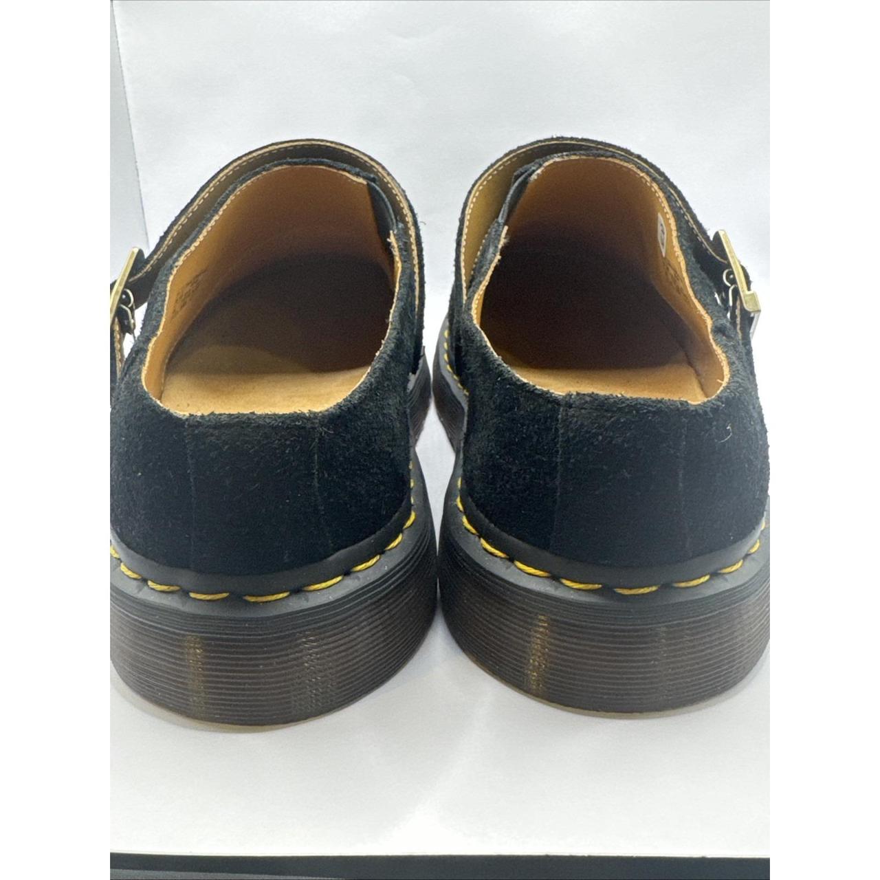Dr. Martens Men's Isham Suede Mules Size 12 Black... | Depop