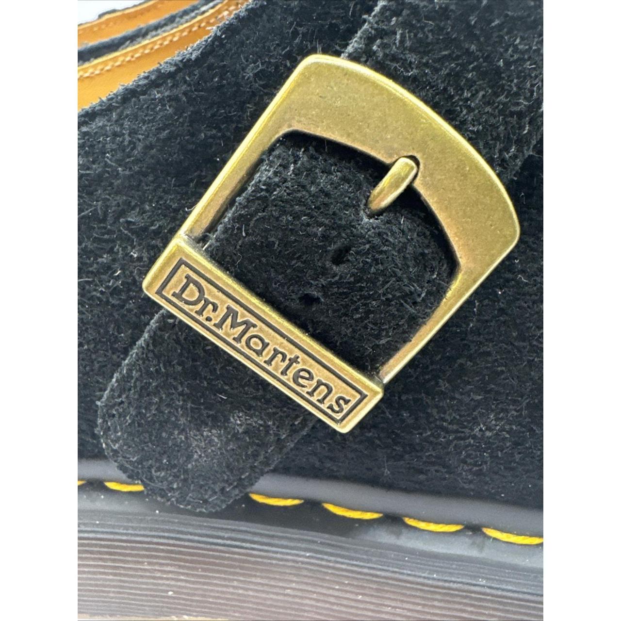 Dr. Martens Men's Isham Suede Mules Size 12 Black... | Depop