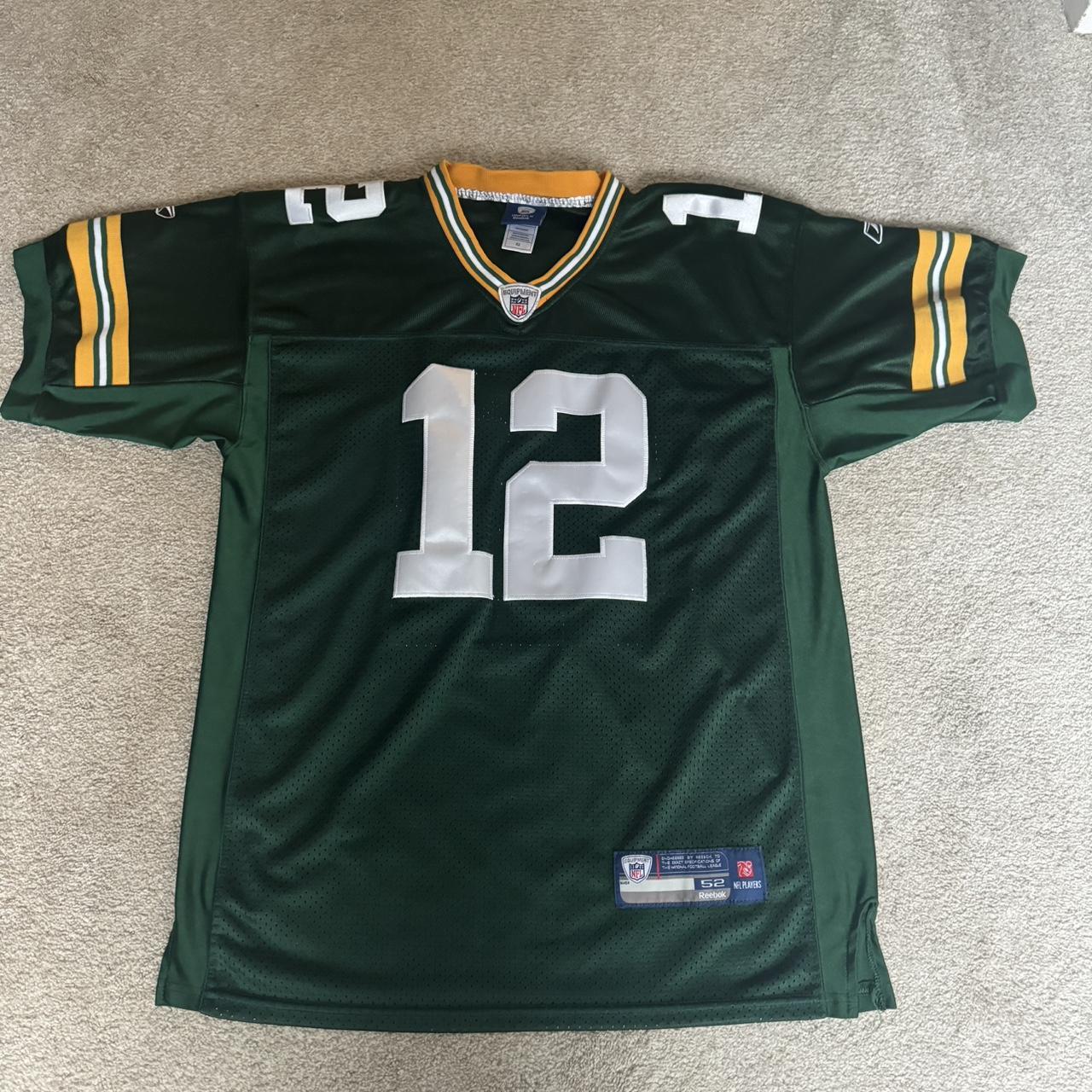 Vintage on field Reebok Aaron Rodgers jersey - Depop