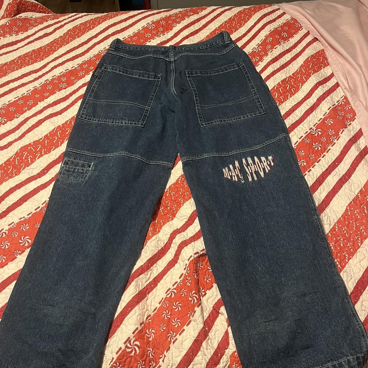 Cool super baggy MAC sports pants (38/32) - Depop