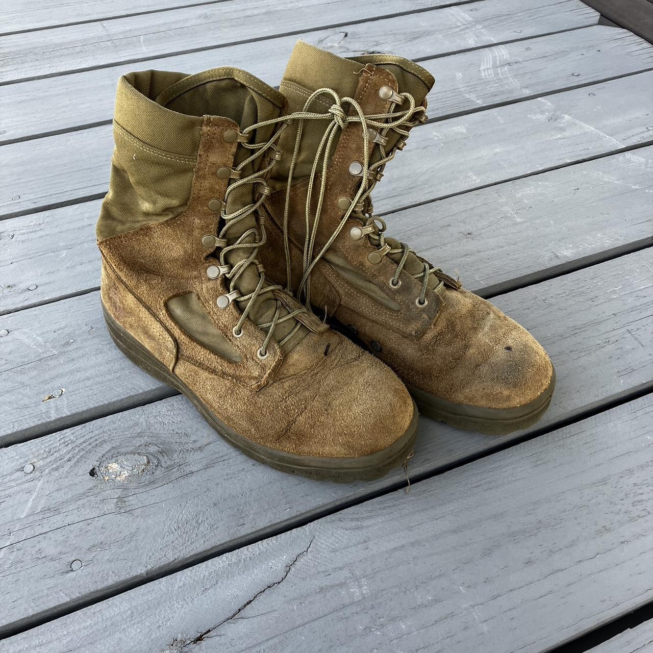 Vintage army issued combat boots. Well used but... - Depop