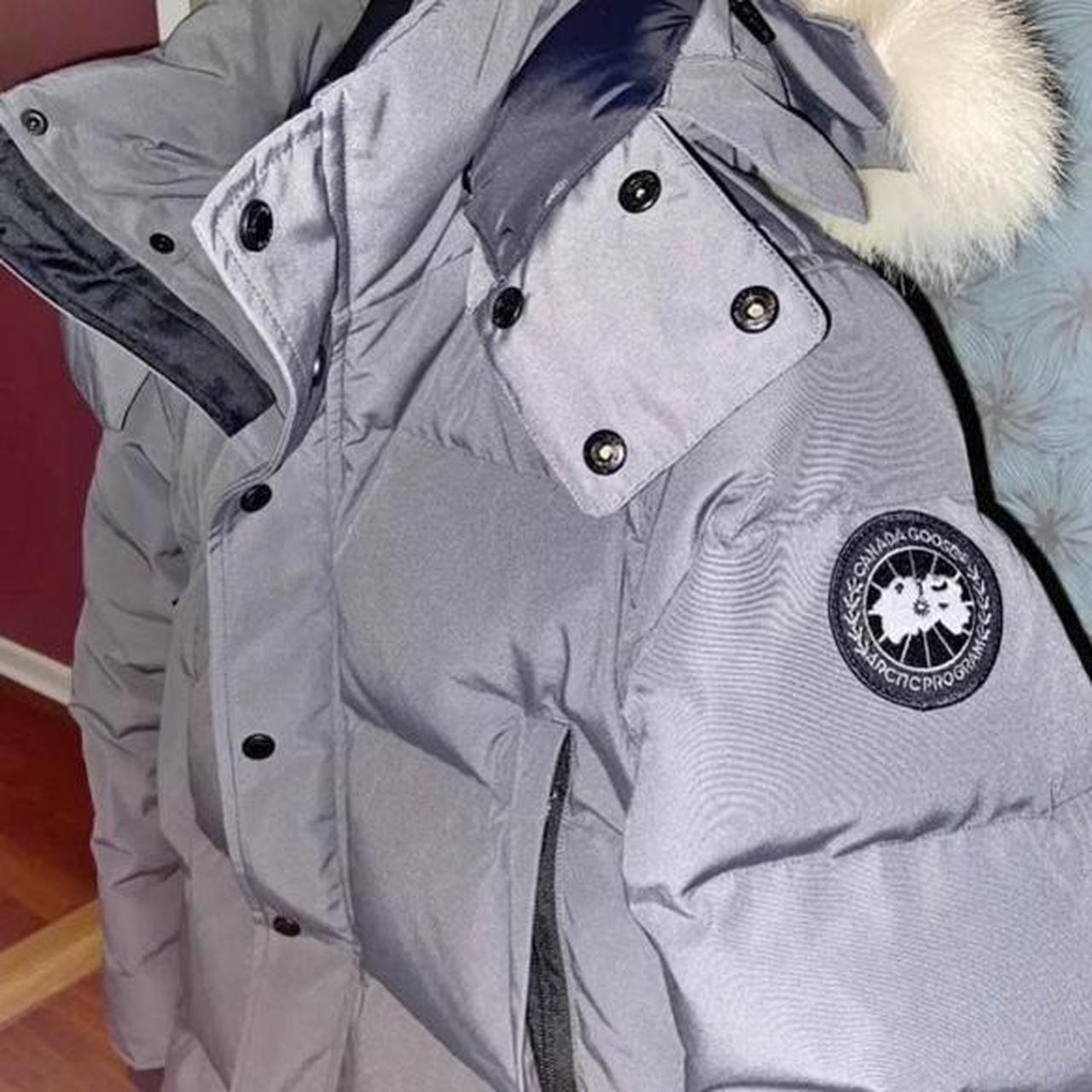 Grey Canada Goose All sizes there - Depop