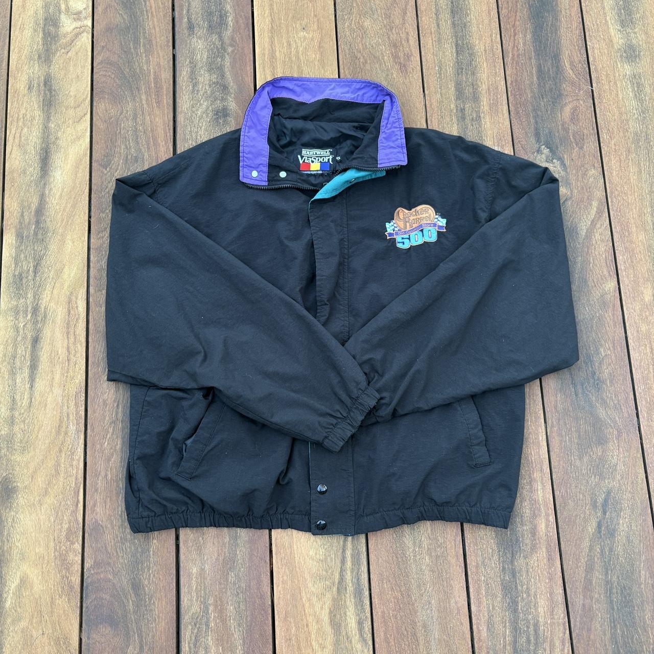 Vintage Cracker Barrel x NASCAR jacket, Fits L-XL... | Depop