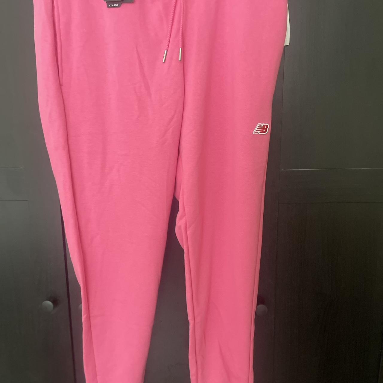 New Balance pink joggers #pinkjoggers - Depop