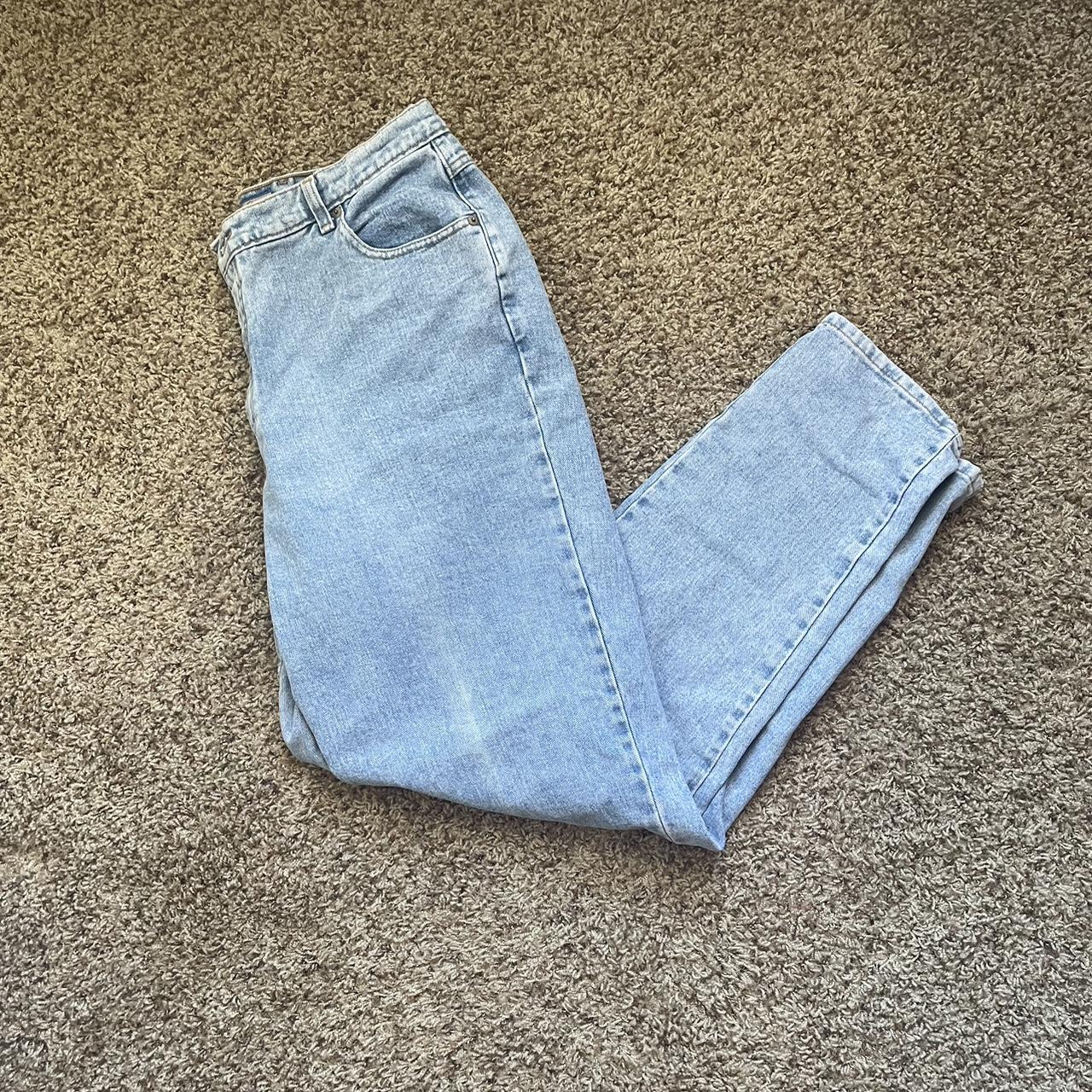Just My Size Blue Jeans Size not Tagged but... - Depop Just My Size Blue Jeans Size not Tagged but... - Depop