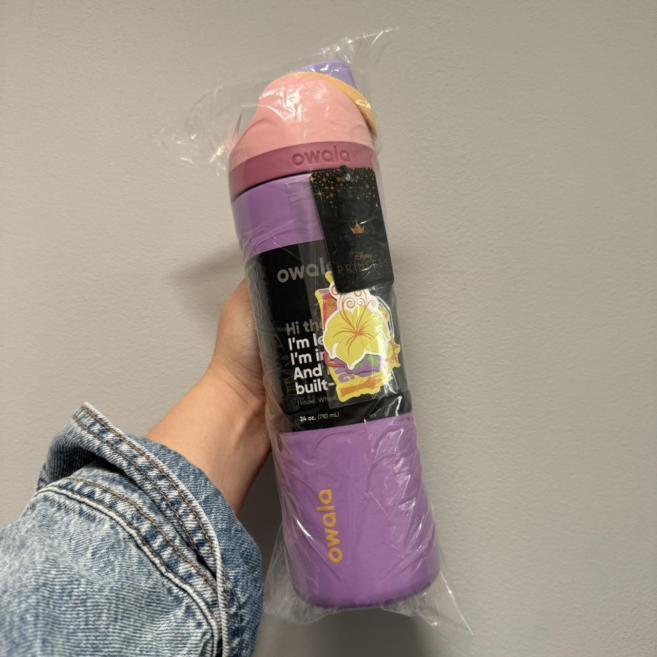 Owala Rapunzel Disney Princess 24oz Water Bottle NEW... | Depop