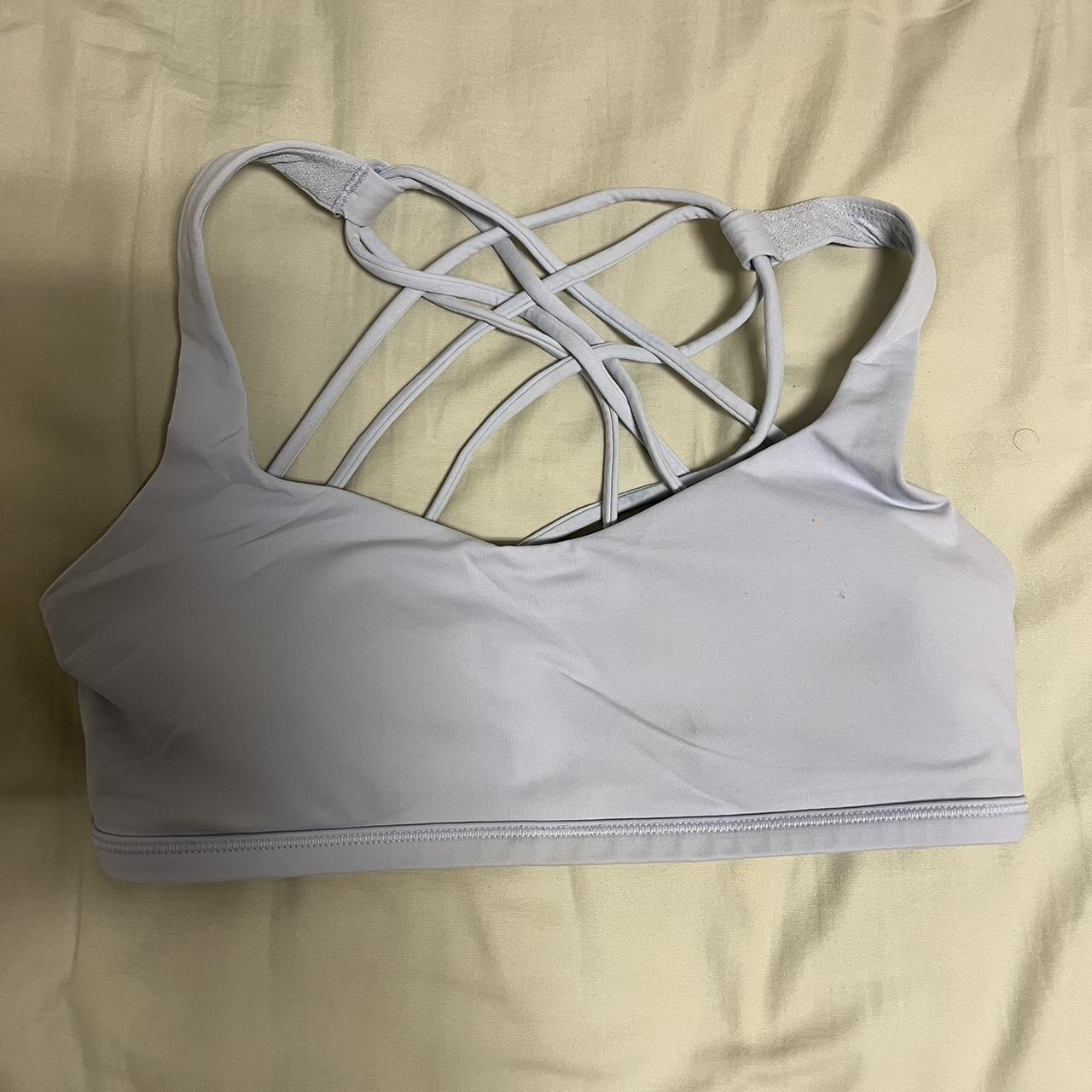 Lululemon bra Size 4 Comes with padding Has some... - Depop