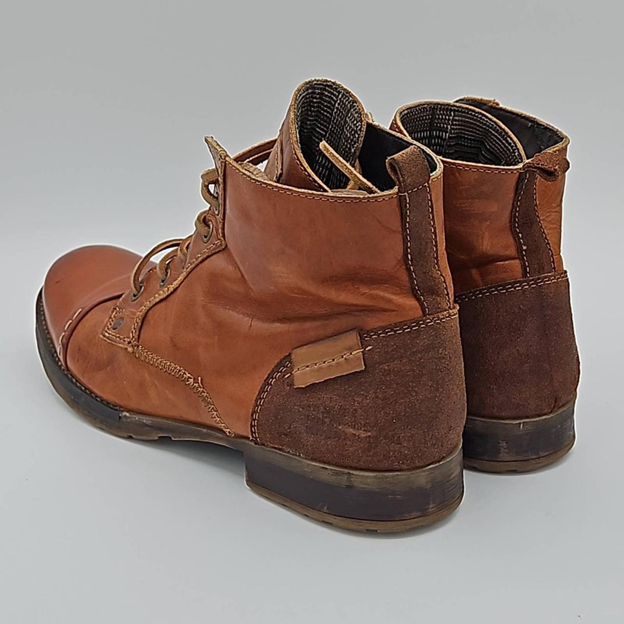 Bull Boxer ‘Delden’ Men’s Leather and Suede Boots... - Depop