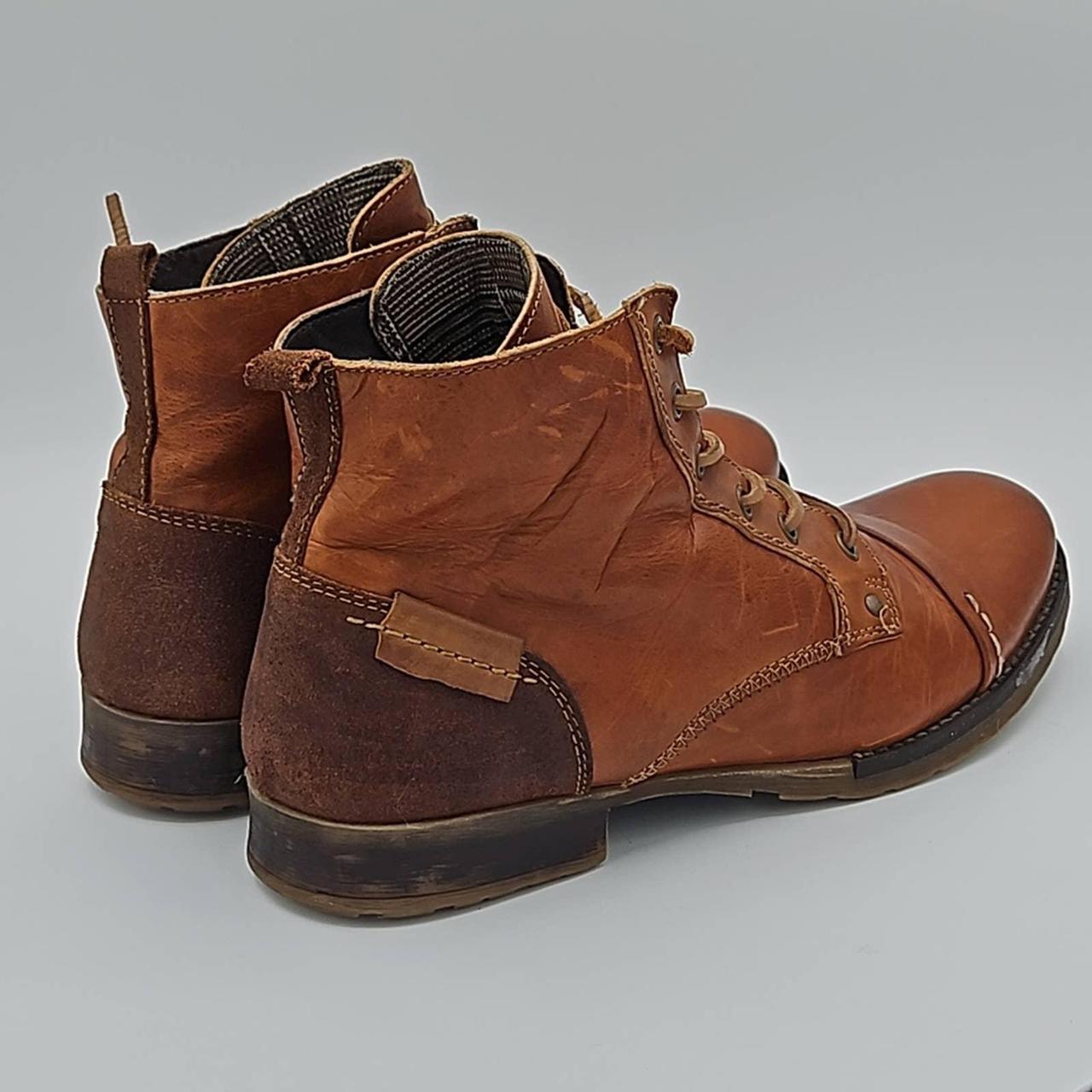 Bull Boxer ‘Delden’ Men’s Leather and Suede Boots... - Depop