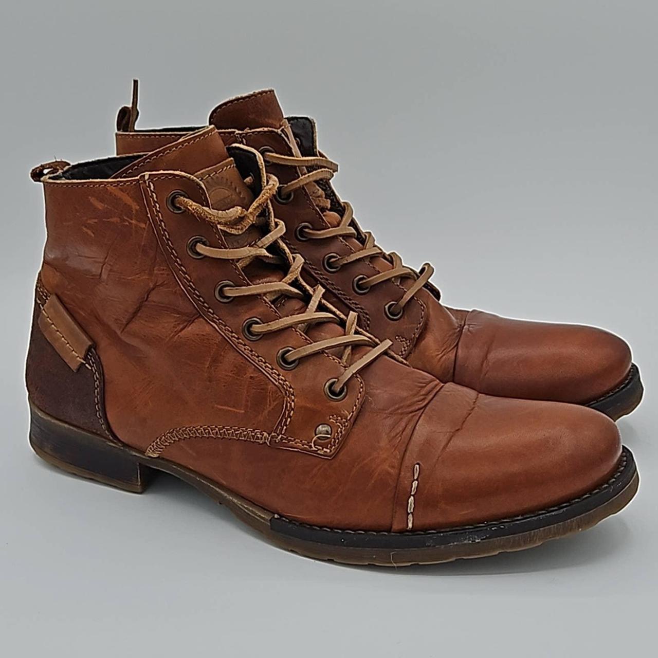 Bull Boxer ‘Delden’ Men’s Leather and Suede Boots... - Depop