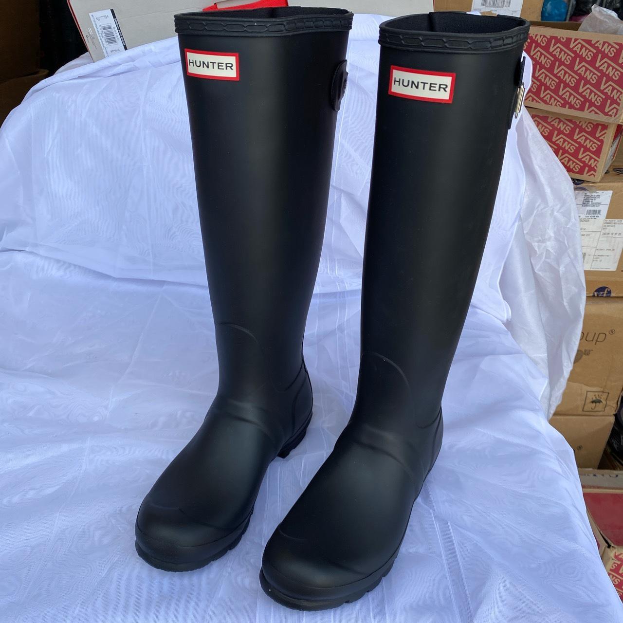 Hunter Women’s Original Adjustable Back Wellington... - Depop