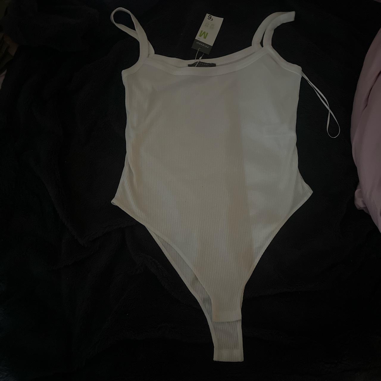 Medium white body suit - Depop