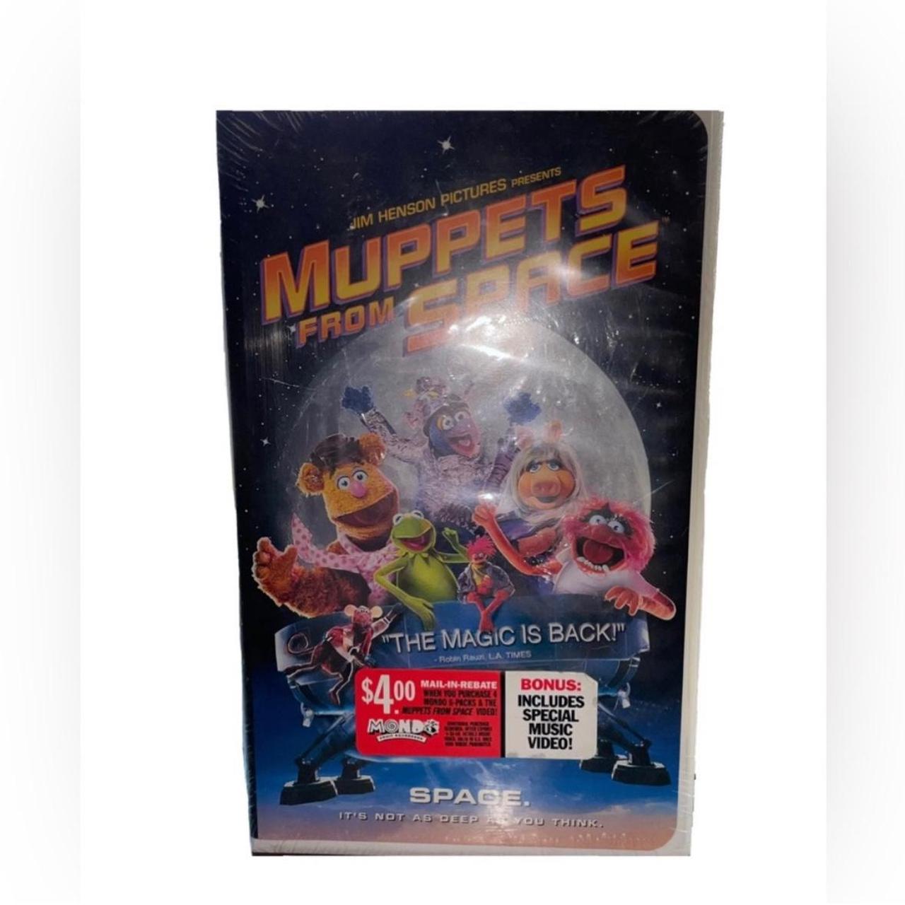 Jim Henson muppets from space vhs clam shell 1999... | Depop