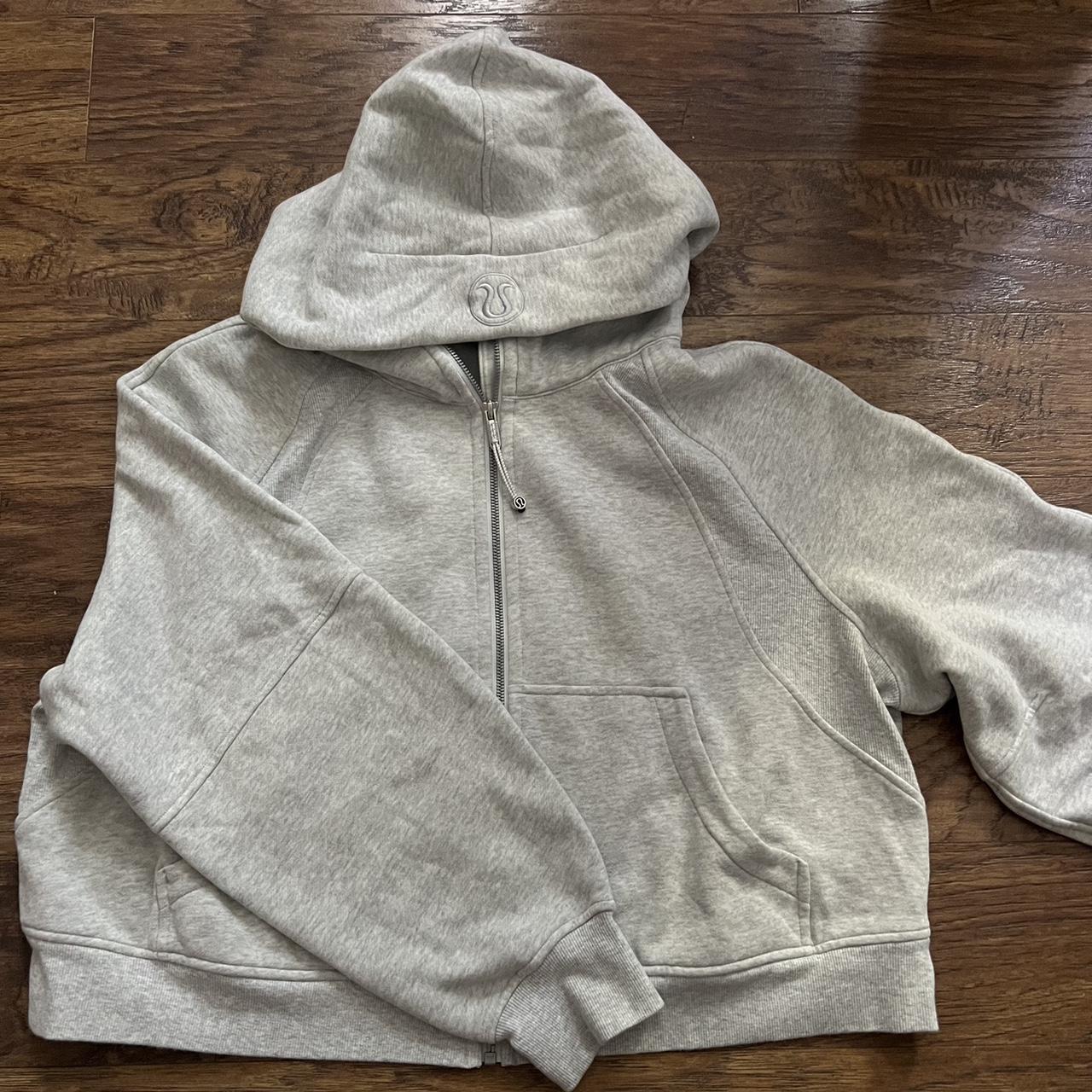 Gray Lululemon scuba oversized full zip XL-XXL - Depop