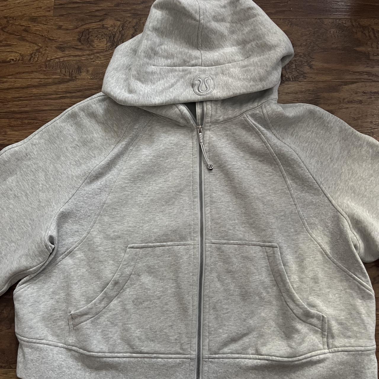 Gray Lululemon scuba oversized full zip XL-XXL - Depop
