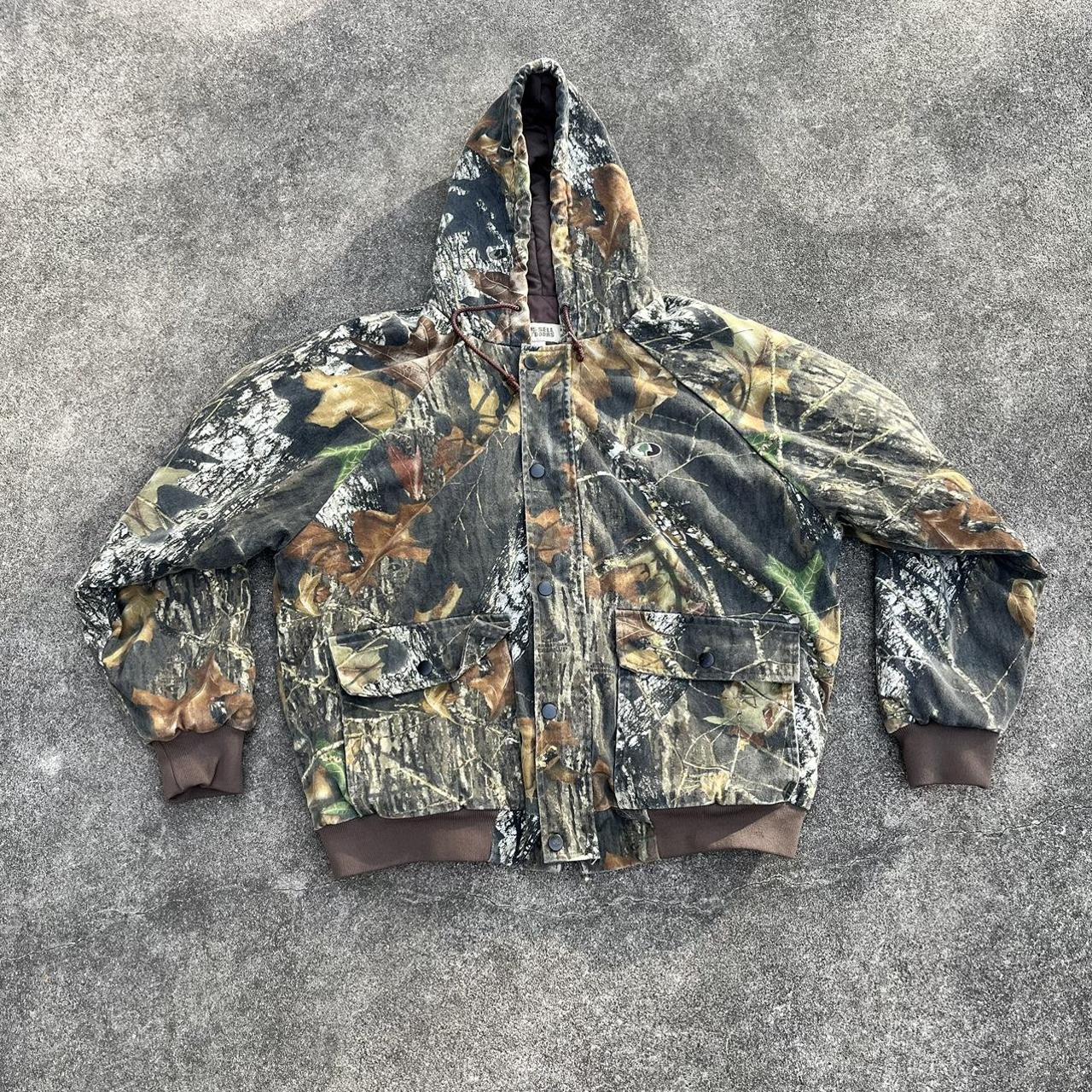 Vintage Russell Outdoors Camo Jacket Real Tree... - Depop