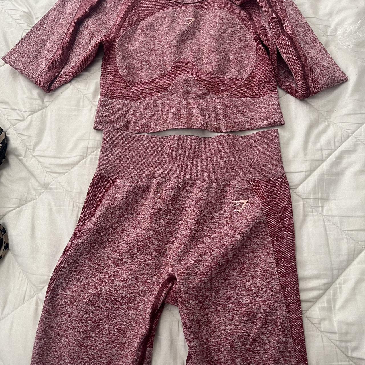 Medium gym shark set, worn less than 3 times. - Depop